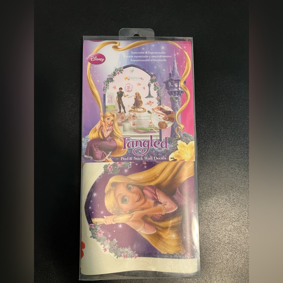 Disney | Party Supplies | Disney Tangled Wall Decals Peel And Stick ...